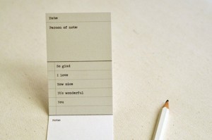 Week Forty: Paper & Type Little Notes – simplepretty